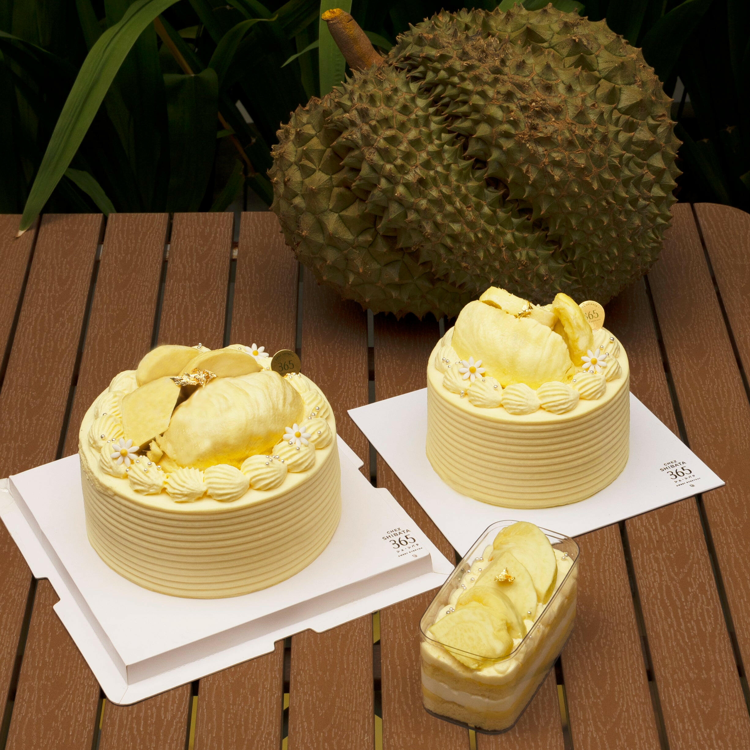 Durian Shortcake – Chez Shibata 365 シ ェ ・ シ バ タ